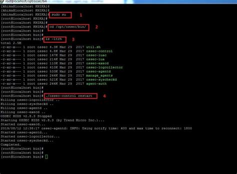 How To Restart Linux Ossec Agent Khika