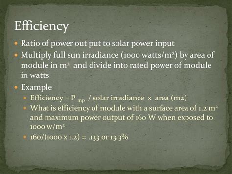Ppt Pv Cells Modules And Array Sizing Powerpoint Presentation Id1598533