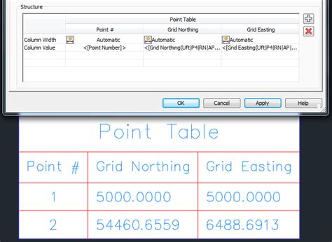 Solved C3d Point Table Local Grid Coordinates Autodesk Community