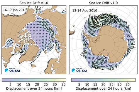 Sea Ice Drift Daily Gridded Data Derived From Satellite Observations