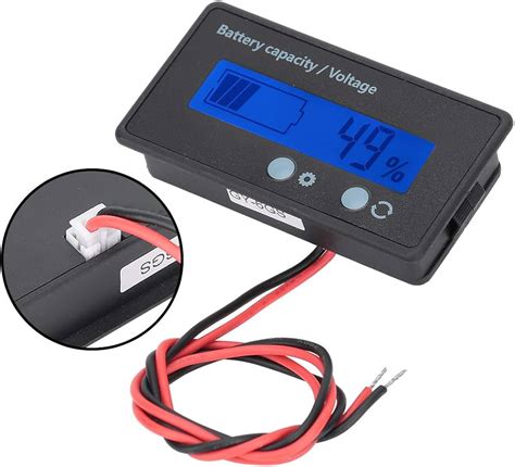 Battery Capacity Voltage Monitor With Led Screen 43 Off