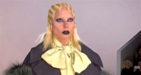 Lady Gaga Makes Surprise Catwalk Appearance At New York Fashion Week