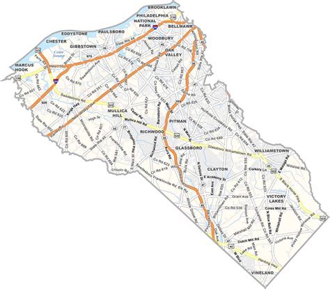Passaic County Map New Jersey Us County Maps
