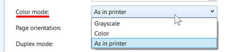 Print Conductor Common Settings
