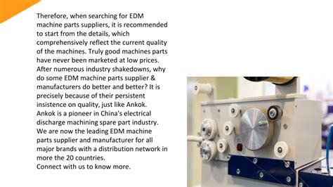 PPT - EDM Machine Parts Supplier Recommends 5 Maintenance Tips PowerPoint Presentation - ID:12356419
