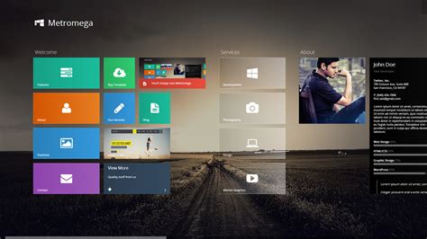 Metromega Responsive Html5 Metro Template By Grozav Themeforest