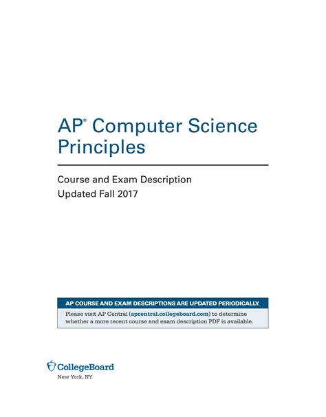 SOLUTION Ap Computer Science Principles College Board Pdf Studypool