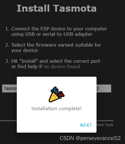 Esp32esp8266在线刷写sonoff Tasmota固件以及配置简要esp32 Tasmota Csdn博客
