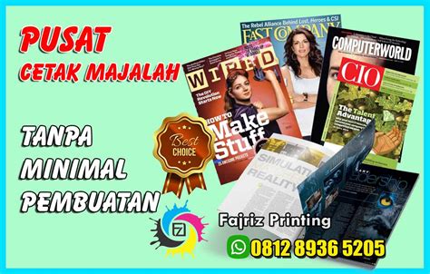 Tempat Cetak Majalah Dan Print Majalah Di Jakarta Pusat Berwarna