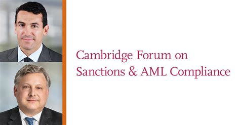 Anthony Lewis And Eric Kadel Co Heads Of Sandcs National Security Practice Participated In The