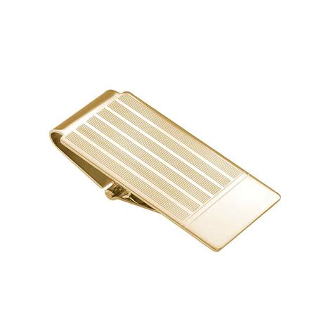 Sterling Silver Hinged Engine Turned Money Clip Vansweden Jewelers