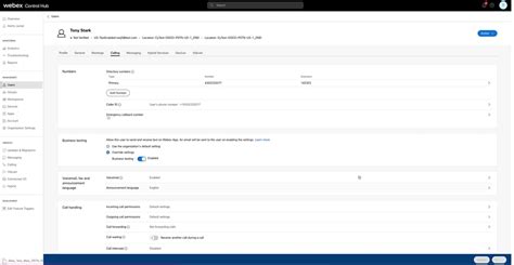 Configure Business Texting For Webex Calling Organization Cisco