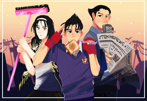 Junkazuya And Jin Cartoon Character Design Avatar Cartoon Jin Kazama