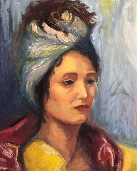 Alla Prima Oil Painting Of A Woman Lost In Thought Alla Prima Means
