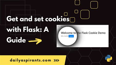 Get And Set Cookies With Flask