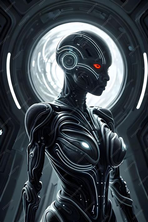 Premium Ai Image Bionic Entity