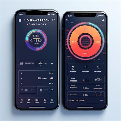 Premium Ai Image Mobile App Layout Design Of Credit Card Rewards Tracker Interactive And