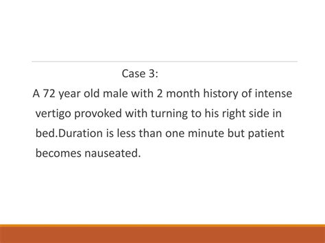 2 Vertigo Diagnosis Management Short Version Pptx