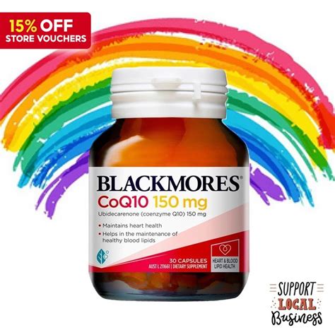 [crazy Sale] Blackmores Coq10 150mg High Potency 30 125 Capsules