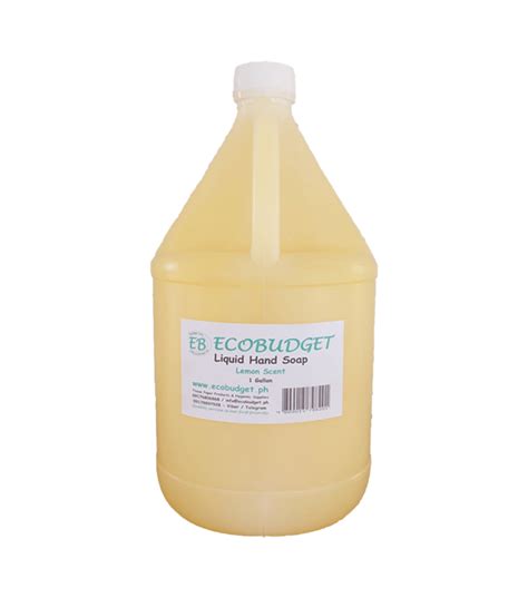 Ecobudget Corp Ecobudget Liquid Hand Soap Lemon Scent 1 Gallon