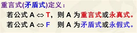 重言式与重言蕴含式 Csdn博客