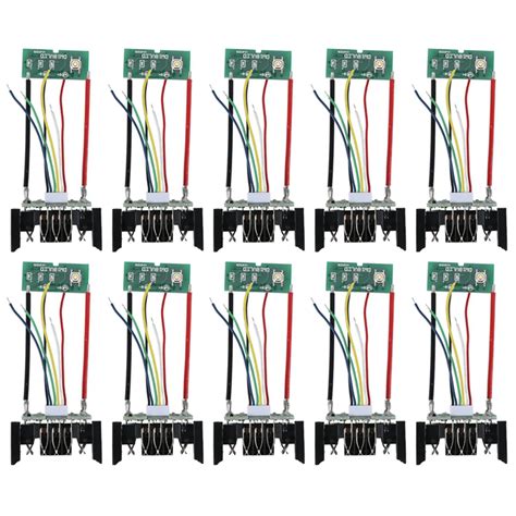 디월트용 리튬 이온 배터리 Pcb 충전 보호 회로 기판 Dcb200 18v 21v 10 개 티몬