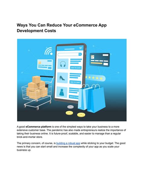 12 Practical Ways You Can Reduce Your Ecommerce App Development Costs By Bitcot Web Apps Ai