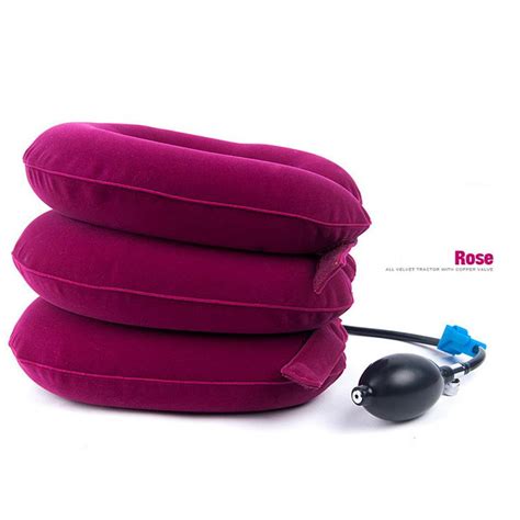 Cervical Traction Neck Massage Pillow With Inflata Grandado