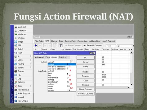 Fungsi Action Pada Firewall Pptx