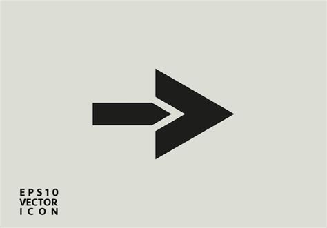 Icono De Flecha En Estilo Moderno Y Plano Aislado En Fondo Gris Símbolo