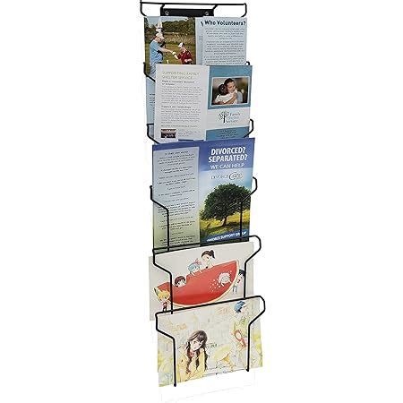 Amazon SOURCEONE ORG Multiple Pocket Deluxe Clear Postcard Holder