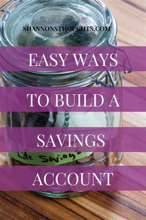 How To Build A Savings Account Artofit