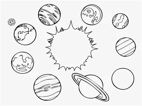 100 Desenhos Do Sistema Solar Para Imprimir E Colorir Pintar