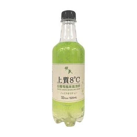 悅氏上質8度C氣泡飲 白葡萄風味520ml 大黃金好物 Golden Goods