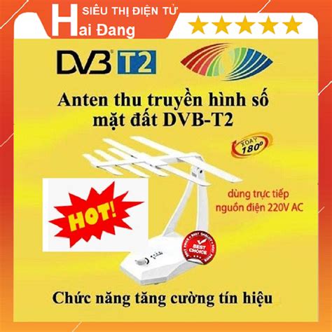 Mua Anten Tivi Ăng Ten Tivi DVB T2 Thông Minh Thu Sóng 30KM Ang Ten