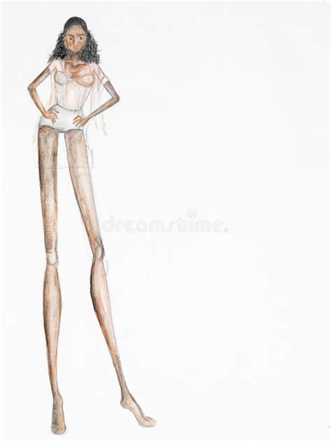 Fashion Model Stock Illustration Illustration Of Copy 51865283