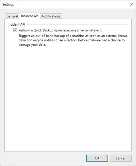 Veeam Incident Application Programming Interface Api