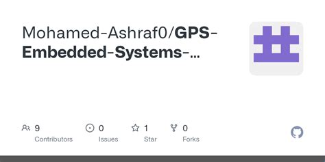 Github Mohamed Ashraf0gps Embedded Systems Project
