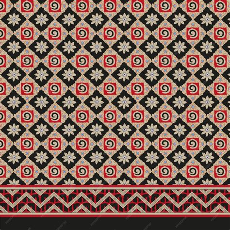 Premium Vector Seamless Textile Backgroun Pattern Design