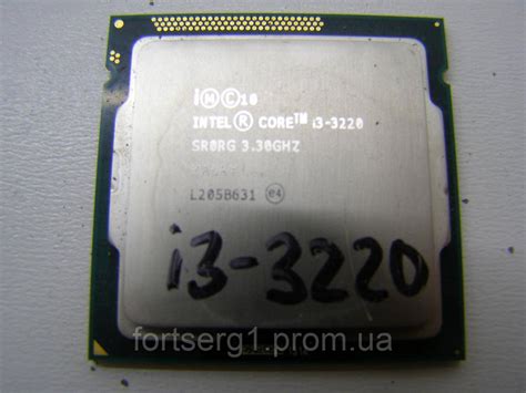 Процессор Intel Core I3 3220 Socket Lga1155 3 3 ГГц 2 ядерный — Купить Недорого на Bigl Ua