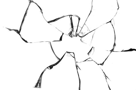 Premium Photo The Texture Of Broken Glass Bullet Hole