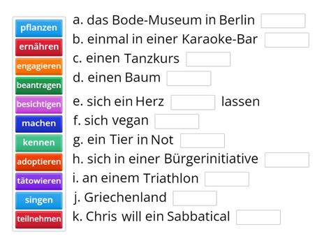 A2 2 Momente Lektion 19 Bildlexikon Vervollständige Den Satz