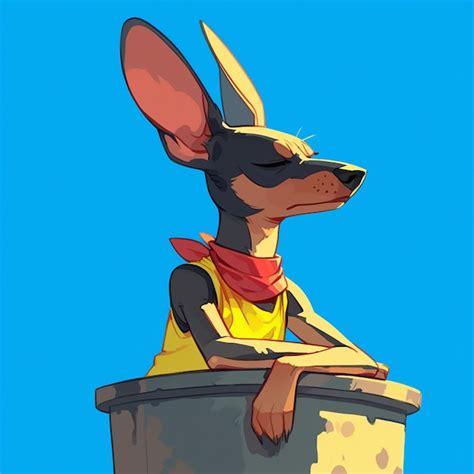 Premium Vector Xoloitzcuintli Sunbathing In The Yard