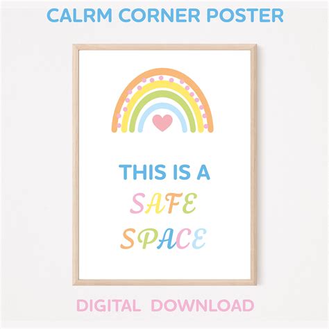 Calm Down Corner Poster Bundle Printable Mental Health Etsy Uk