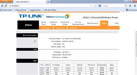 Cara Konfigurasi Modem Adsl MasDag