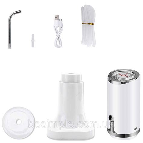 Диспенсер для питьевой воды Xl 145 Электрическая помпа на бутыль Насос для воды Id