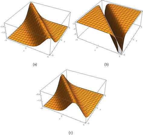 3D Plots For Solutions Reported In Eq 52 When T Z 0 T Z 0 And A