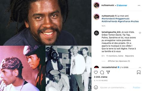 Figure du reggae le chanteur réunionnais Tonton David est décédé