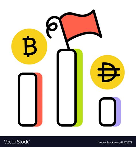 crypto analytics royalty free vector image vectorstock
