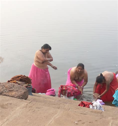 Aunty Bathing River